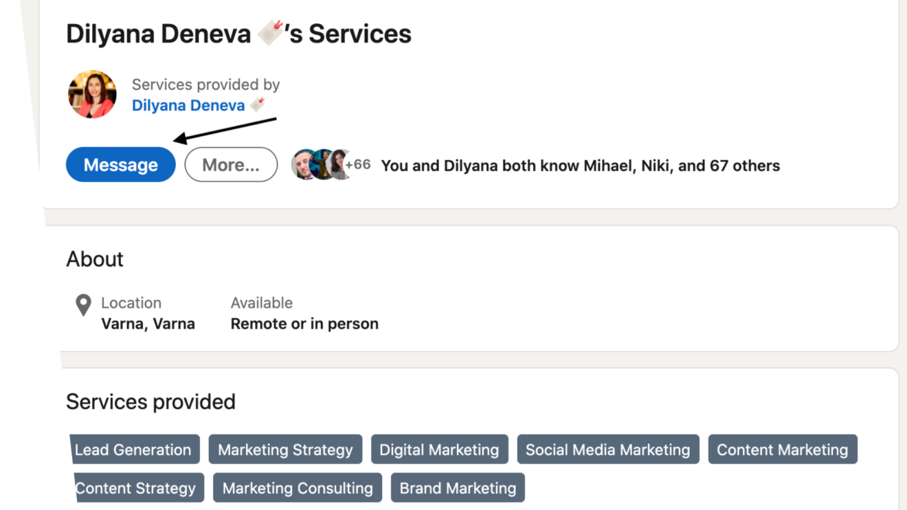How to Add a Service Page to Your LinkedIn Profile – The Linked Blog